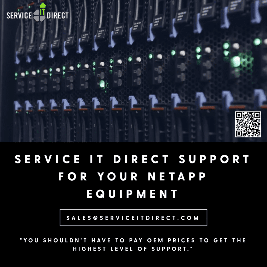 NetApp - Storage Support & Maintenance - Service IT Direct